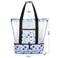 China Outdoor Multi-Functional Dry And Wet Separation Large-Capacity Beach Ice Bag for sale