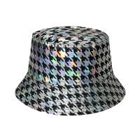 China Hot Silver Dazzle Color  Street Ball Trend Plover case Bucket Hat For Women for sale