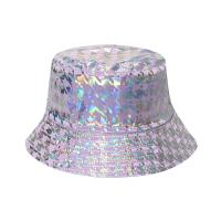 China Hot Silver Dazzle Color  Street Ball Trend Plover case Bucket Hat For Women for sale