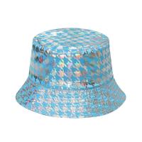 China Hot Silver Dazzle Color  Street Ball Trend Plover case Bucket Hat For Women for sale