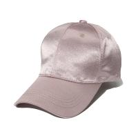China Spring/Summer Silk Satin Solid Color Casual Baseball Cap for men and women for sale