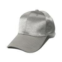 China Spring/Summer Silk Satin Solid Color Casual Baseball Cap for men and women for sale