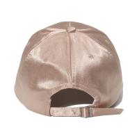 China Spring/Summer Silk Satin Solid Color Casual Baseball Cap for men and women for sale