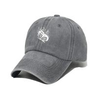 China Spring/Summer Versatile Washed And Distressed Baseball Hat With Butterfly Print for female for sale