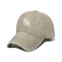 China Spring/Summer Versatile Washed And Distressed Baseball Hat With Butterfly Print for female for sale