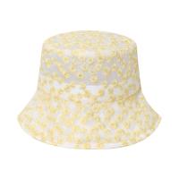 China Summer Breathable Flower Lace Fisherman Hat Small Daisy Bucket Hat For Women for sale