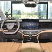 China 2022 Black/Blue Auto Denza Dnine Dm-I Electric Car 945 Luxury Plug-In Hybrid Medium Mpv for sale