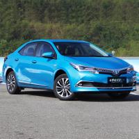 China Toyota Corolla E-CVT Hybrid Cars with 55km Electric Range and 207 N.m Maximum Torque for sale
