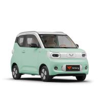 China 2021 Wuling Mini EV Air EV 300km Ternary Lithium Battery Two-Compartment Vehicle for sale