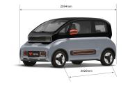 China 305km Pure Electric Range Wuling Baojun Kiwi EV Left-Steering Energy Electric Vehicle for sale