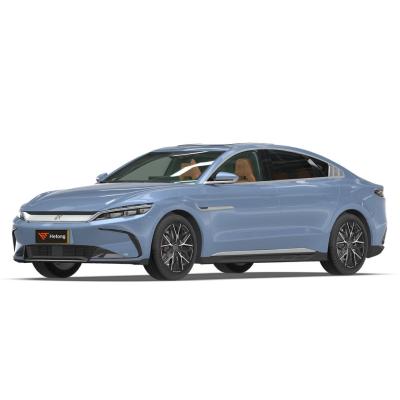China BYD Han EV 4WD High Speed Electric Cars Glacial Blue Wheel Base 2920 Max Speed 185Km/h for sale