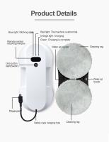 China 24v Ultra-Thin Electric Window Cleaner Water Spray Robot for Household Bath and Exterior Cleaning for sale