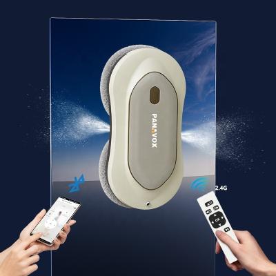 China 2.4G Remote Control HUiDi Window Cleaner Robot Electric Household Glass Window Cleaning Robot US Plug Factory Price for sale