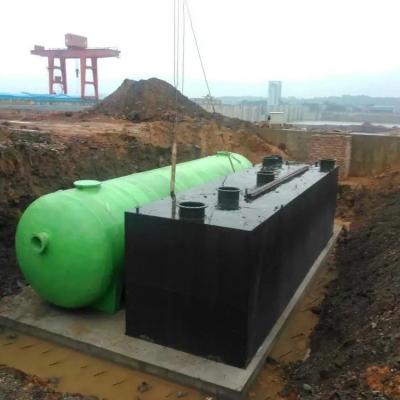 China Compact Integrated Sewage Treatment Plant 50m3/D PLC Control for sale