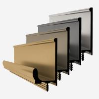 China Extrusion Aluminum Profiles Custom Furniture Hardware For Building Material Decor for sale