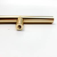 China OEM 96mm Stainless Steel Gold Kitchen Cabinet Handles With Screws for sale