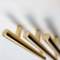 China OEM 96mm Stainless Steel Gold Kitchen Cabinet Handles With Screws for sale