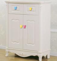 China 52mm Butterfly Colorful Children Design Zinc Alloy Handle For Kids Room for sale
