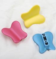 China 52mm Butterfly Colorful Children Design Zinc Alloy Handle For Kids Room for sale