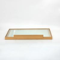 China Anodized Brushed Black Kitchen Cabinet Doors Aluminum Frame Profile for sale