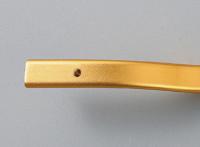 China 192mm Aluminum Alloy Furniture Wave Shape Handles Gold Black For Drawer for sale