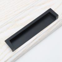 China 200mm Furniture Zamak Hidden Handles And Knobs Gold Silver With Screws for sale