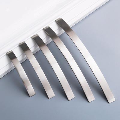 China 192mm Aluminium Color Drawer Cupboard Handles Pulls Anodizing For Cabinet for sale