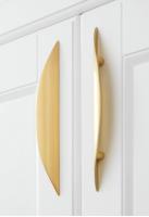 China Furniture Cabinet Zinc Alloy Pull Handle Kitchen 96mm Gold Brass Drawer Dresser Knobs for sale