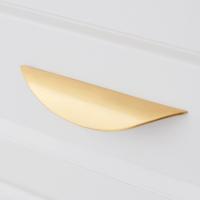 China Furniture Cabinet Zinc Alloy Pull Handle Kitchen 96mm Gold Brass Drawer Dresser Knobs for sale