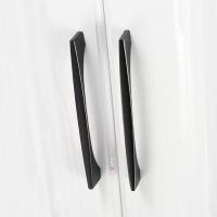 China Oem Matte Black Furniture Cabinet Handle 96 - 320mm Kitchen Pulls for sale