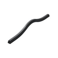 China 600mm Aluminum Cabinet / Drawer Handles Contemporary Gold Wave for sale
