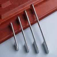 China OEM ODM Silver Zinc Alloy Handles 160mm For Cabinet And Closet for sale