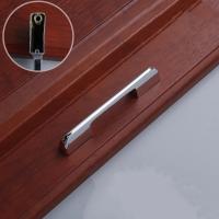 China OEM ODM Silver Zinc Alloy Handles 160mm For Cabinet And Closet for sale