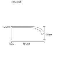 China 1000mm Aluminum Hidden Pull Handles For Cabinet Wardrobe Accessories for sale