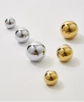 China 30mm Spherical Polished Furniture Handle Silver 30mm Drawer Handle for sale