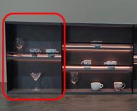 China Kitchen Cabinet Multifunctional Light Background 3 Organizer Cabinet Shelf for sale