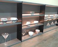 China Custom Modern Kitchen Modular Open Shelf Unit For Home Kitchen Furniture for sale