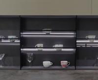 China Custom Modern Kitchen Modular Open Shelf Unit For Home Kitchen Furniture for sale