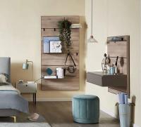 China Solid Wood Wall Shelf Hanging Storage Furniture Metal Mounted Wall Floating Shelves for sale