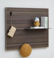China Solid Wood Wall Shelf Hanging Storage Furniture Metal Mounted Wall Floating Shelves for sale