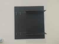 China Solid Wood Wall Shelf Hanging Storage Furniture Metal Mounted Wall Floating Shelves for sale
