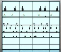 China Furniture Led Light Aluminum Shelves Wall Mounted Hanging Wall Wine Shelf For Home for sale