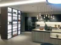 China Furniture Led Light Aluminum Shelves Wall Mounted Hanging Wall Wine Shelf For Home for sale