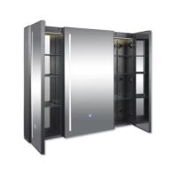China Bathrooms Showers Illuminated Mirror Cabinets Door Intelligent Light Emitting Diodes Mirror for sale