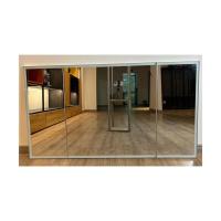 China Smart Mirror Cabinet Door with Refrigerator All Aluminum LED Lights Touch Open Defogging Lights for sale