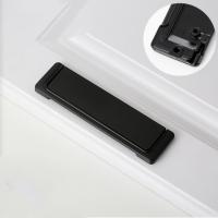 China Sliding door drawer nightstand concealed buckle invisible open cupboard closet door concealed handle for sale