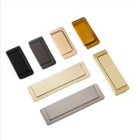 China Sliding door drawer nightstand concealed buckle invisible open cupboard closet door concealed handle for sale