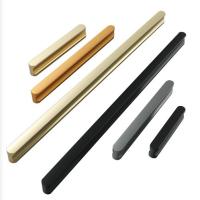China Source Factory Modern Simple Wardrobe Gold Handle Cabinet Door Handle Cabinet Drawer Extension Black Handle for sale
