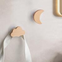 China Creative cartoon children's room animal closet door pull solid wood drawer cabinet cabinet door handle hooks for sale