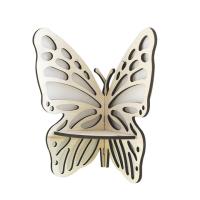 China Wooden Butterfly Corner Shelf Creative Shelf Wall Decorations Candle Holders For Home Decor for sale